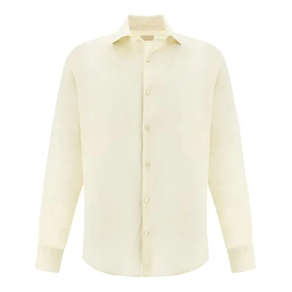 Paul & Shark Garment‑dyed Cotton Voile Shirt - Beige
