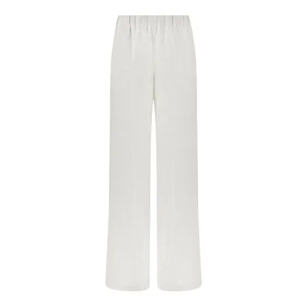 Paul & Shark Palazzo Trousers In Linen