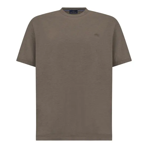 Paul & Shark Cotton Jersey T-shirt With Shark Fin Embroidery - Morel