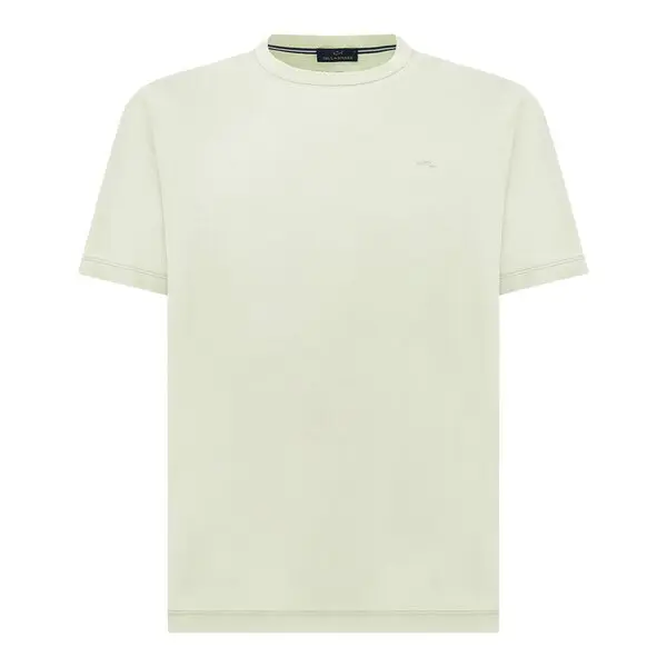 Paul & Shark Cotton Jersey T-shirt With Shark Fin Embroidery