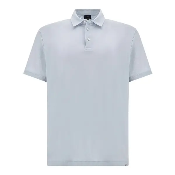 Paul & Shark X-soft Polo Shirt In Cotton Interlock With Linen Details - Skyride