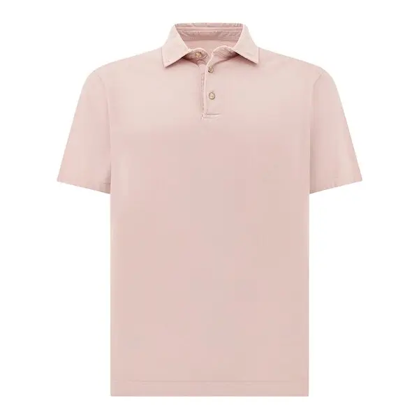 Paul & Shark Polo Shirt In Garment‑dyed Suvin Cotton - Zephyr