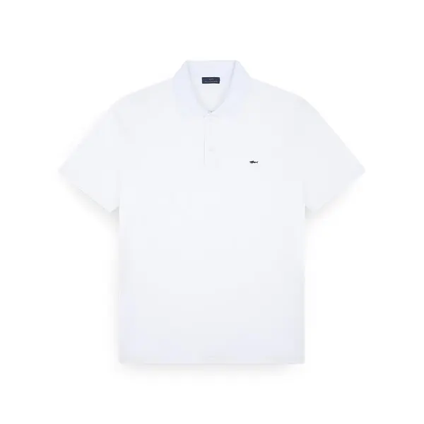 Paul & Shark Polo In Double Mercerised Cotton Jersey