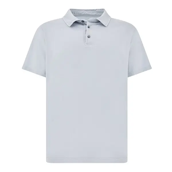 Paul & Shark Polo Shirt In Garment‑dyed Suvin Cotton - Skyride