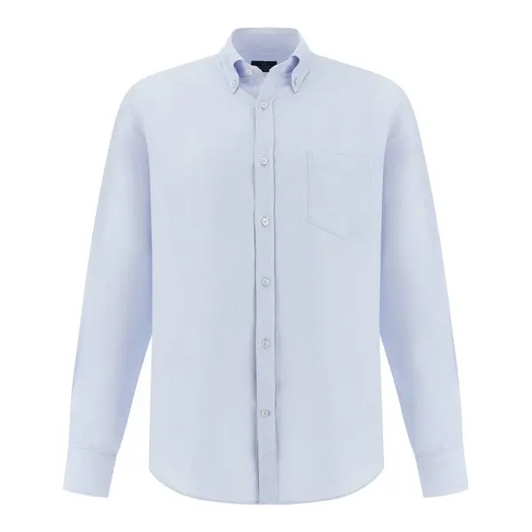Paul & Shark Soffio Cotton Shirt With Damier Pattern