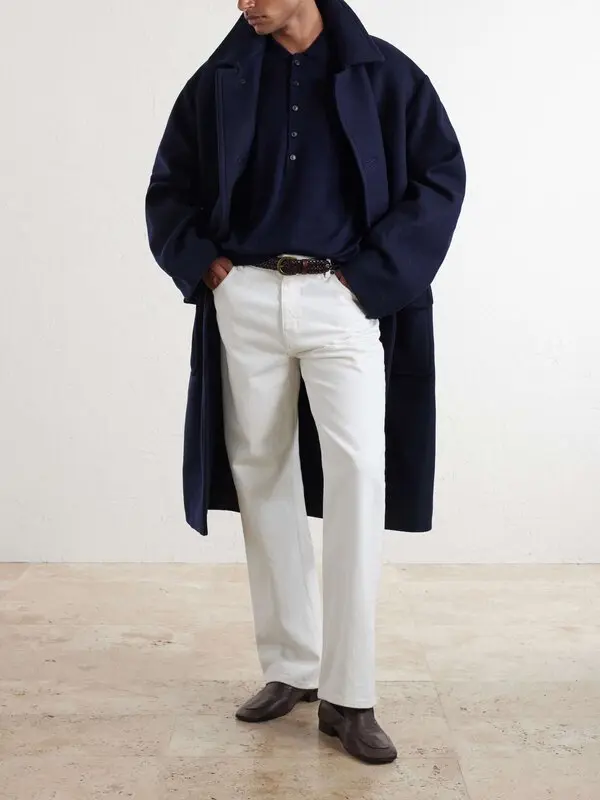 Dries Van Noten Muano Merino Wool Polo Shirt