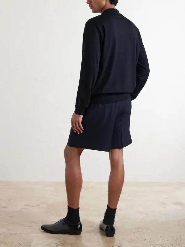 Dries Van Noten Muano Merino Wool Polo Shirt