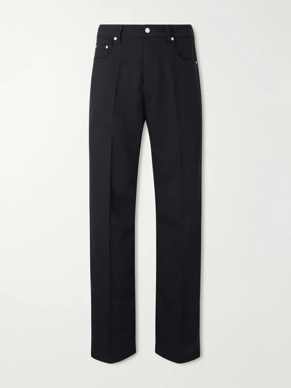 Rick Owens Geth Wide-leg Wool Jeans