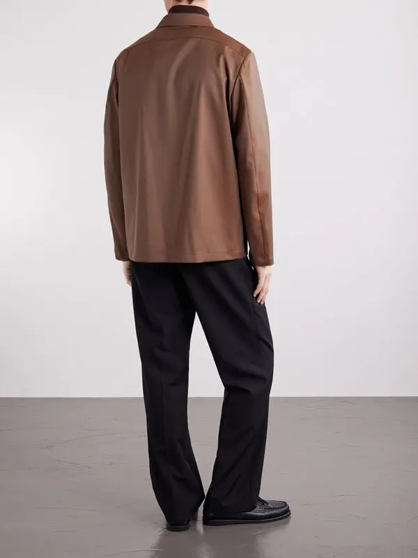 Barena Venezia Cotton-blend Gabardine Overshirt