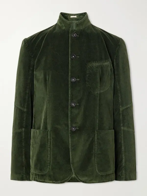 Massimo Alba Gstaad Cotton-velvet Jacket
