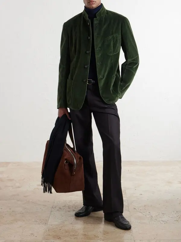 Massimo Alba Gstaad Cotton-velvet Jacket