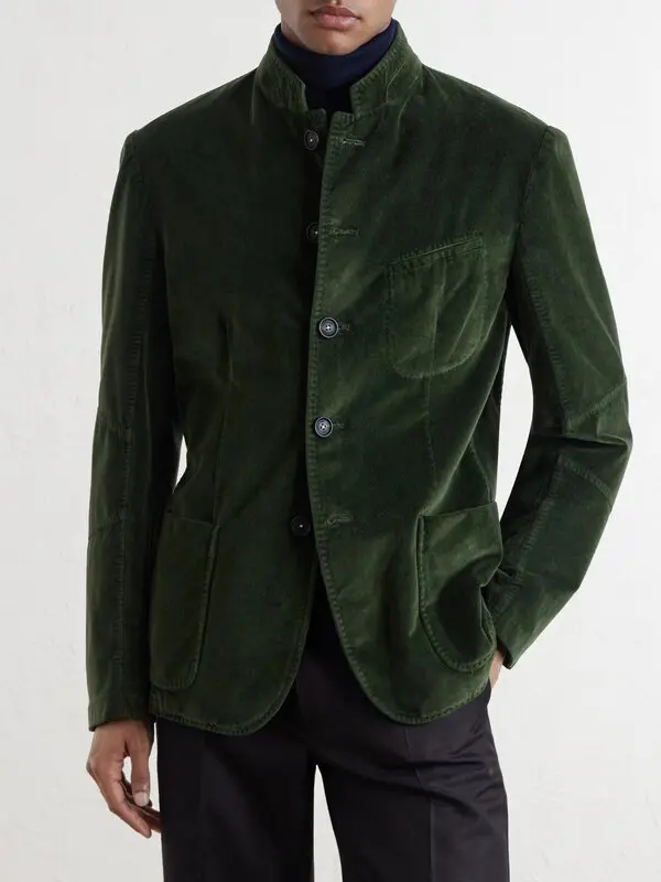 Massimo Alba Gstaad Cotton-velvet Jacket