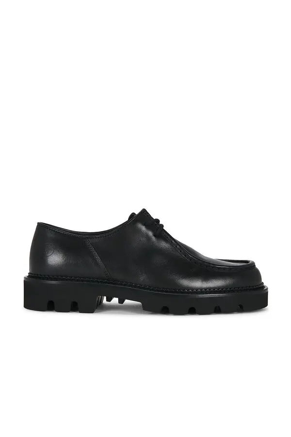 COLLEGIUM Pillar Moc-toe Derby In Black