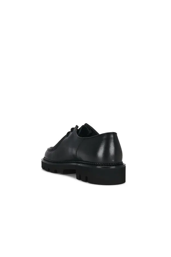 COLLEGIUM Pillar Moc-toe Derby In Black