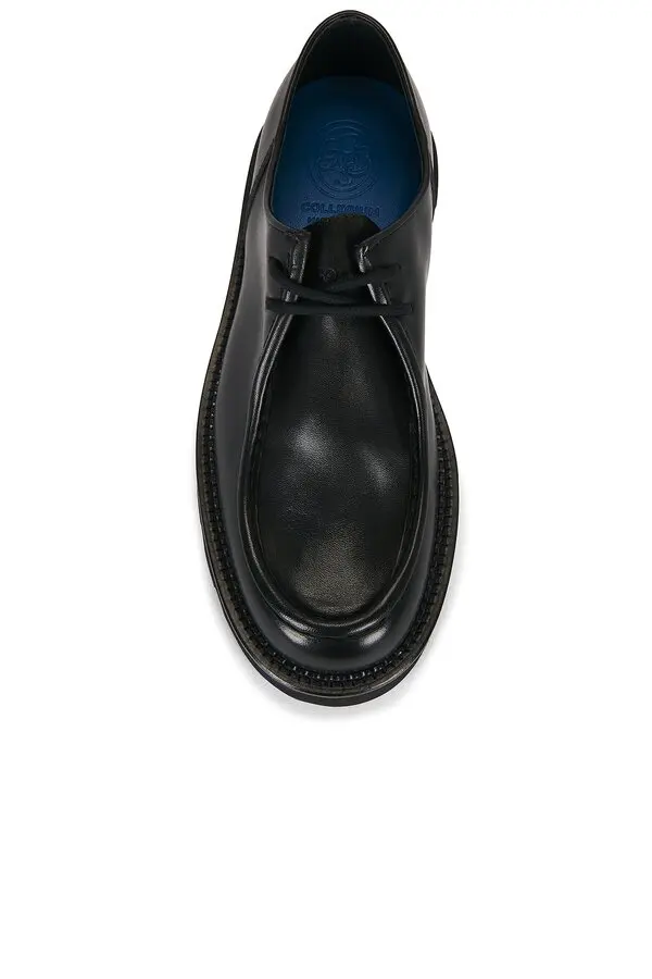 COLLEGIUM Pillar Moc-toe Derby In Black
