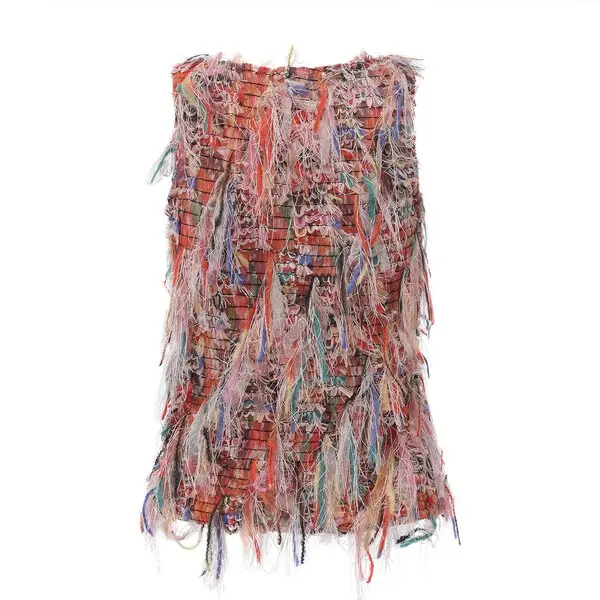 FRONT ROW SHOP Julie Fringed Top