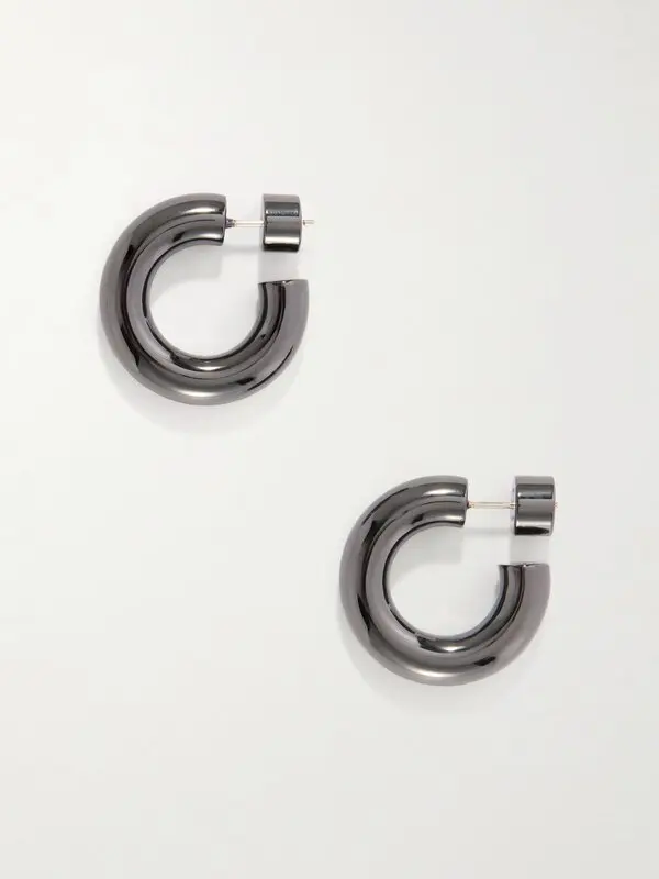 JENNIFER FISHER Natasha Micro Rhodium-plated Earrings