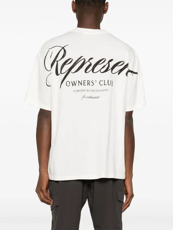 REPRESENT Owners Club Script T-shirt