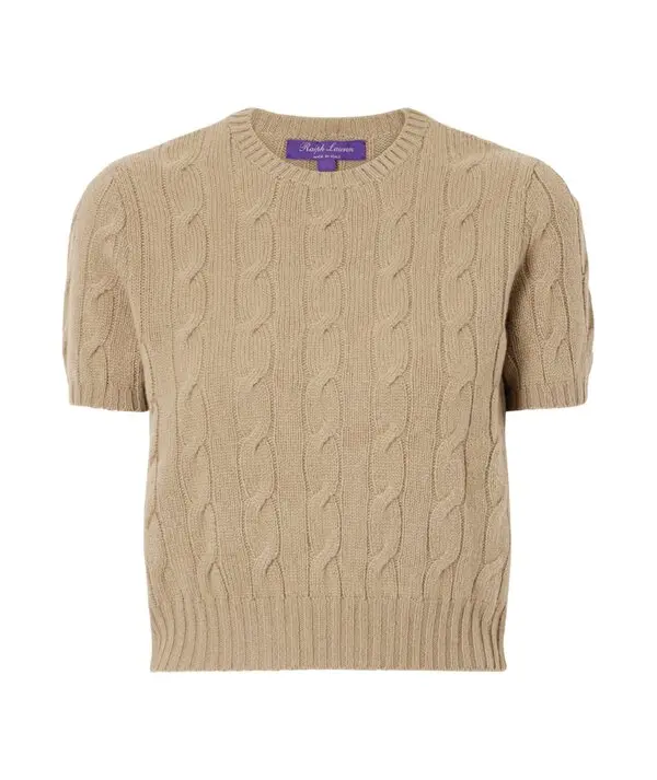 Ralph Lauren Cable-knit Cashmere Sweater - Neutrals
