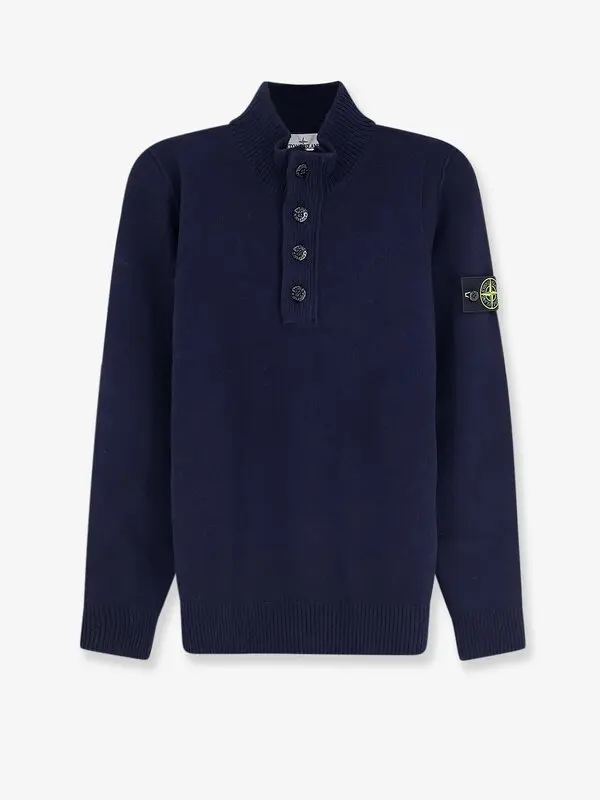 Stone Island Virgin Wool Blend Sweater