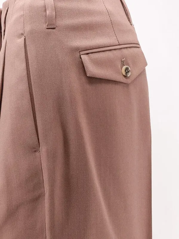 GOLDEN GOOSE Flavia Light Dry Wool Trousers