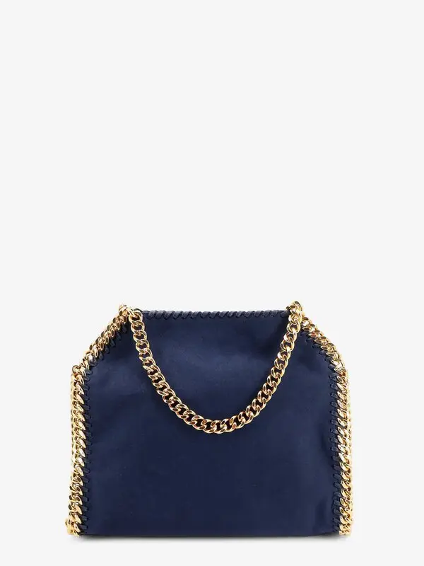 Stella McCartney Falabella Mini Velvet Crossbody Bag - Blue