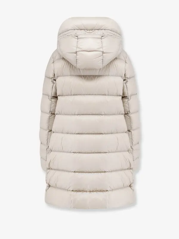 Moncler Suyenne Hooded Long Down Jacket