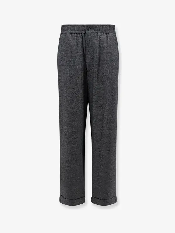 Giorgio Armani Over Virgin Wool And Cashmere Trousers