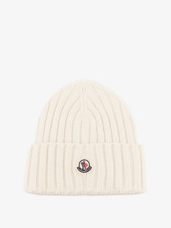 Moncler Ribbed Responsible Wool Hat