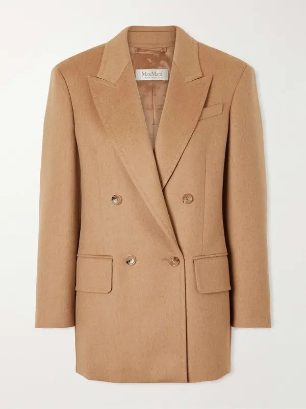 Max Mara Olimpia Hair Blazer - Camel