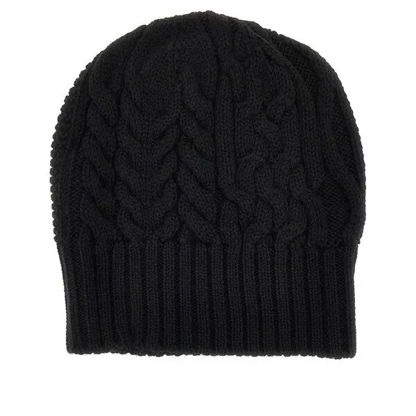 Emporio Armani Knitted Beanie Hat With Logo Label