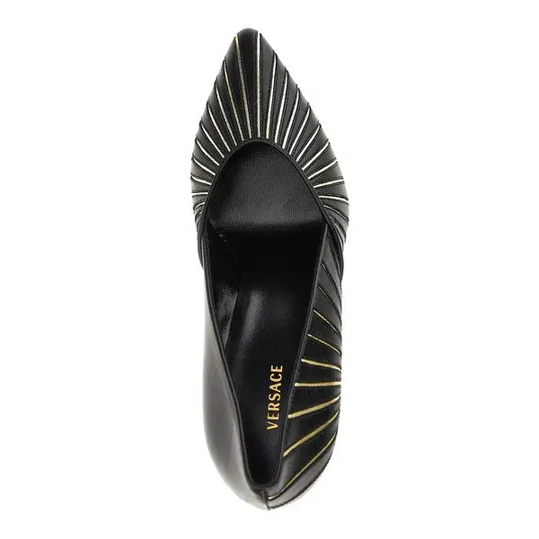 Versace Nappa Leather Pumps