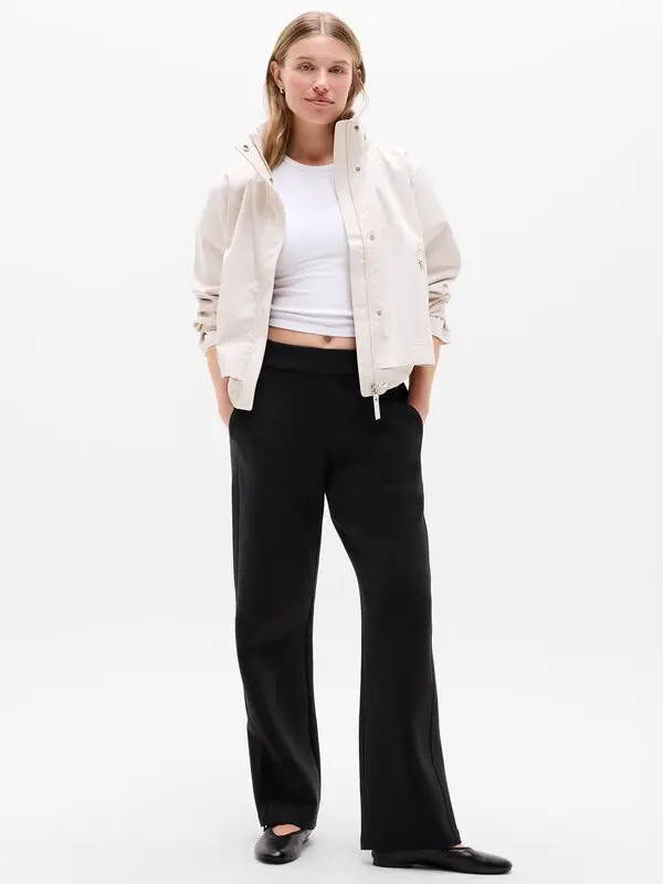 Athleta Form Knit Mid Rise Straight Pant