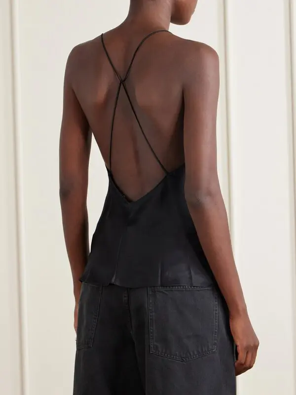 NILI LOTAN Emile Silk-satin Cami