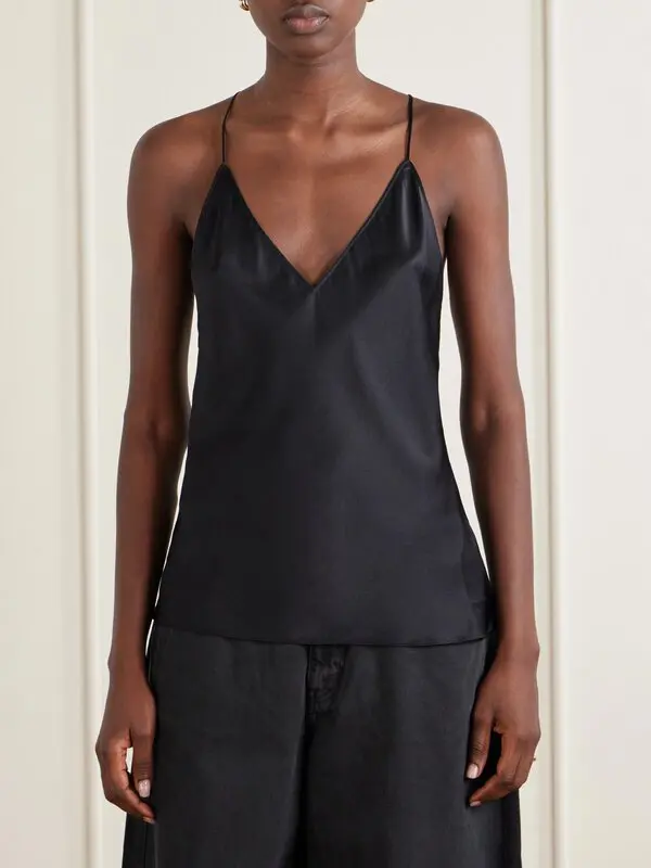 NILI LOTAN Emile Silk-satin Cami