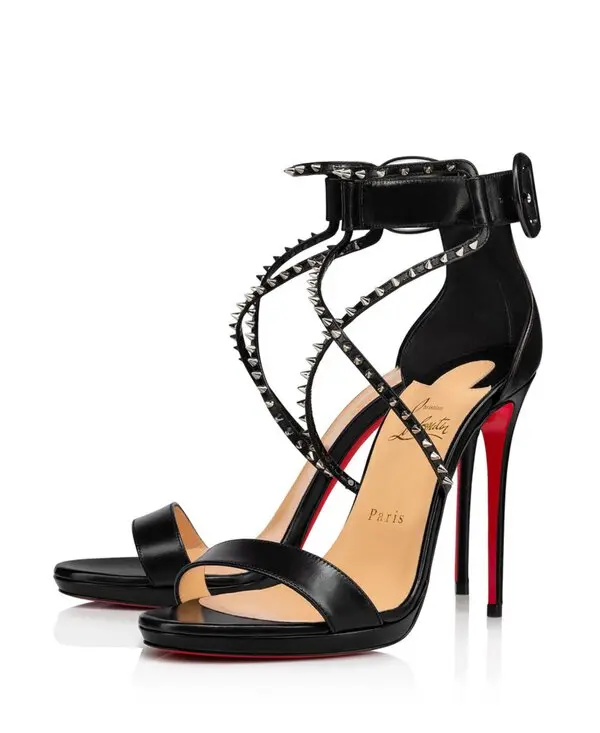 CHRISTIAN LOUBOUTIN Choca Lux Strappy Sandals