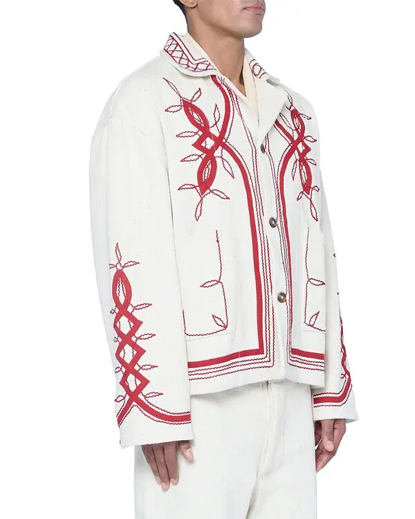 BAZISZT Bazyiszt Embroidered Cotton Jacket