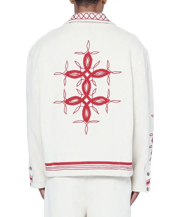 BAZISZT Bazyiszt Embroidered Cotton Jacket