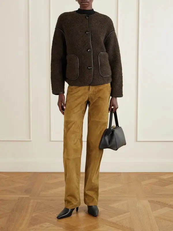 Altuzarra Irving Alpaca-blend Jacket - Brown