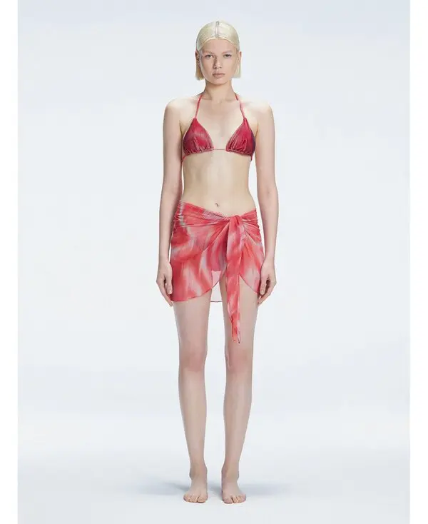 MOEVA Evita Cover Up Pareo Resortwear - Red