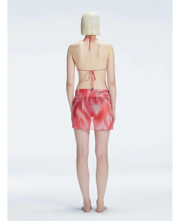 MOEVA Evita Cover Up Pareo Resortwear - Red