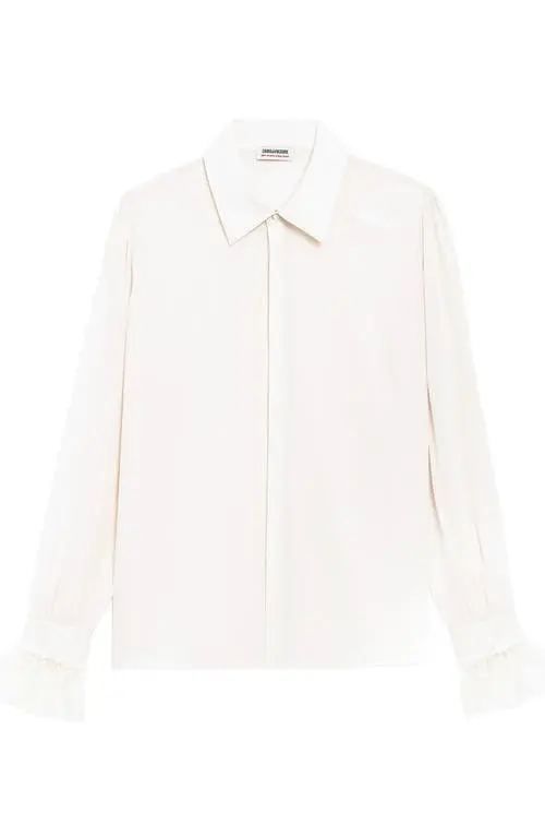 Zadig&Voltaire Thely Lace Silk Shirt