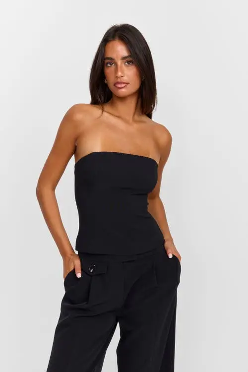 SASHA THERESE Astra Bustier - Black