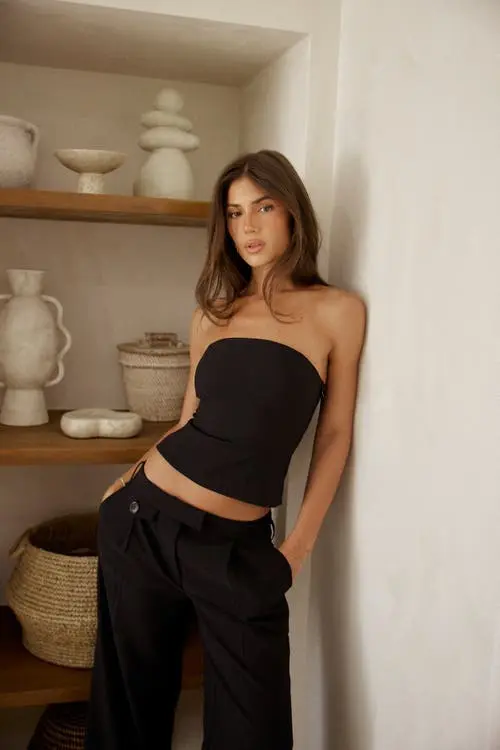 SASHA THERESE Astra Bustier - Black