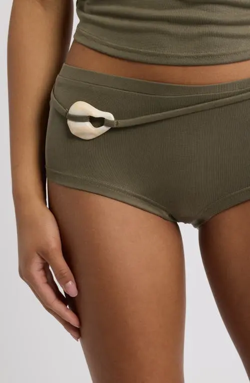 JADED LONDON Kireza Twist Mini Shorts
