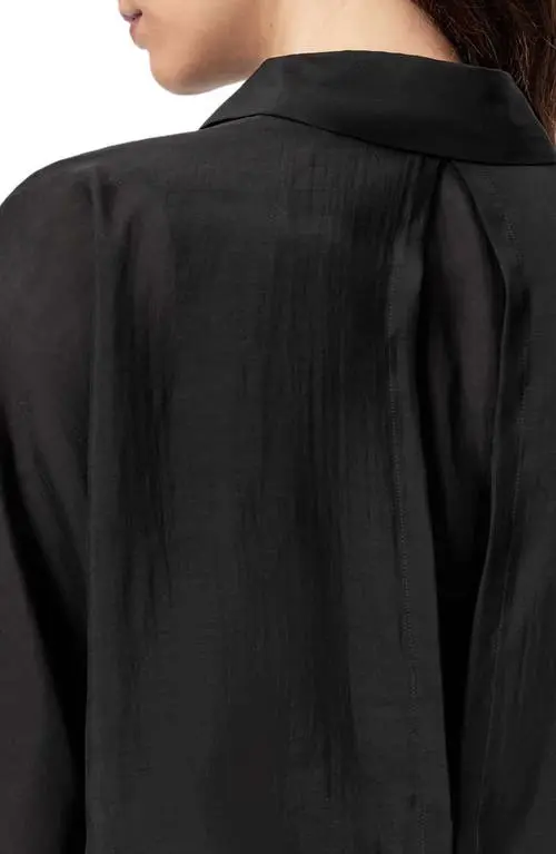 ALLSAINTS Cory Long Sleeve Shirt - Black