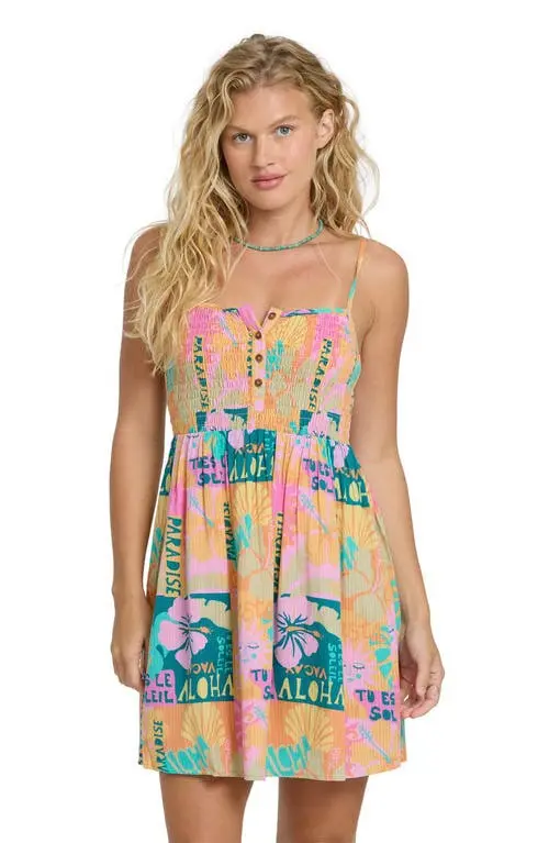 BILLABONG Fever Dream Cotton Minidress