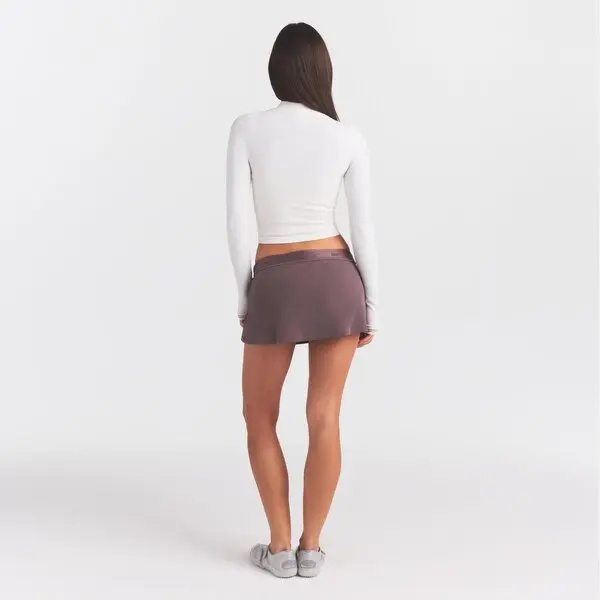 SKIMS Zip Up Crop Jacket | White | Small | Nike Ribbed Seamless