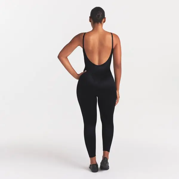 SKIMS Cami Top 26" One Piece | Black | | Nike Satin Shine