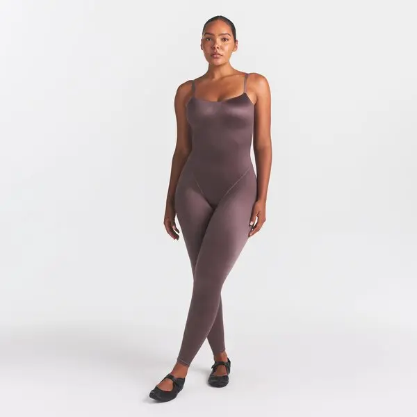 SKIMS Cami Top 26" One Piece | Deep Neutral | | Nike Satin Shine
